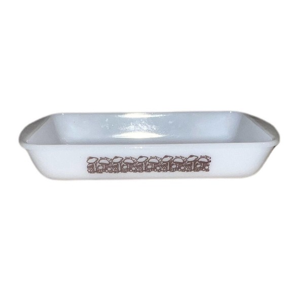 Glasbake | Kitchen | Vintage Glasbake 5 Qt Mushroom Baking Dish Pyrex ...